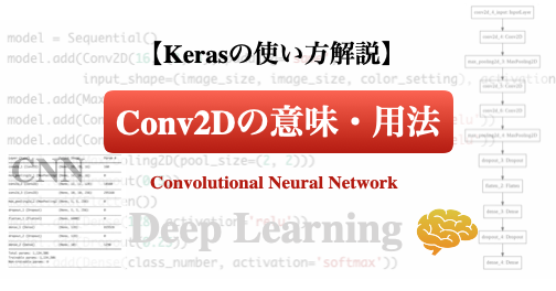 【Kerasの使い方解説】Conv2D（CNN）の意味・用法 | 子供プログラマー